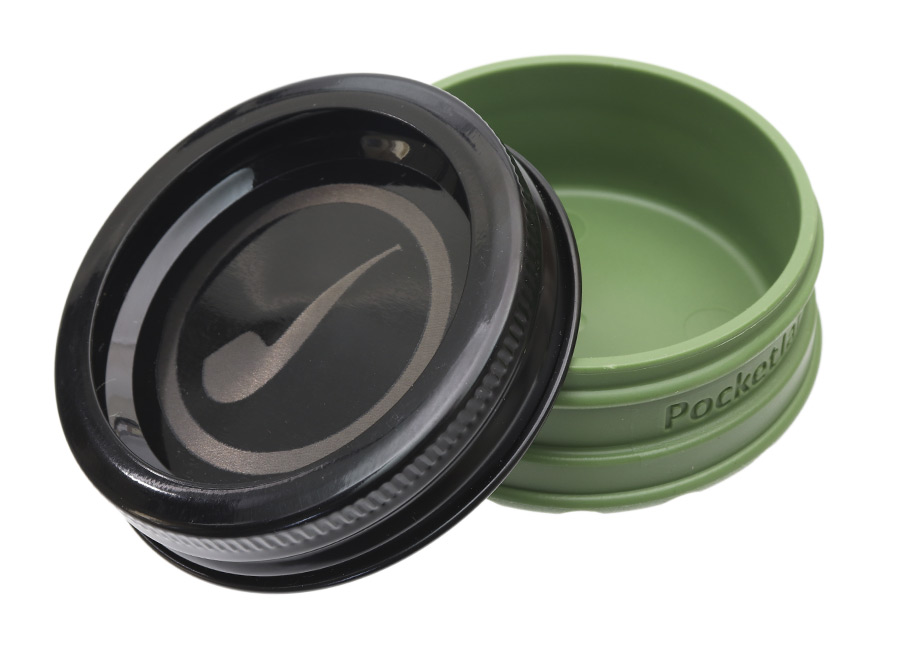 Tobacco Pipe Accessories: Tobacco Jars PocketJar MAX Smokingpipes Green ...