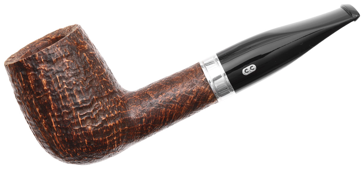New Tobacco Pipes: Chacom Maigret Brown Sandblasted (9mm) || Smokingpipes.eu
