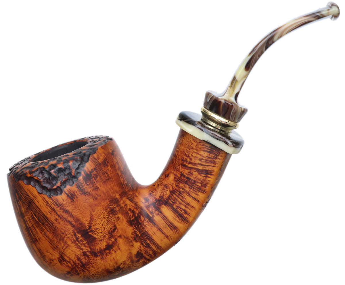 New Tobacco Pipes: Neerup Structure Smooth Bent Pot (3) || Smokingpipes.eu