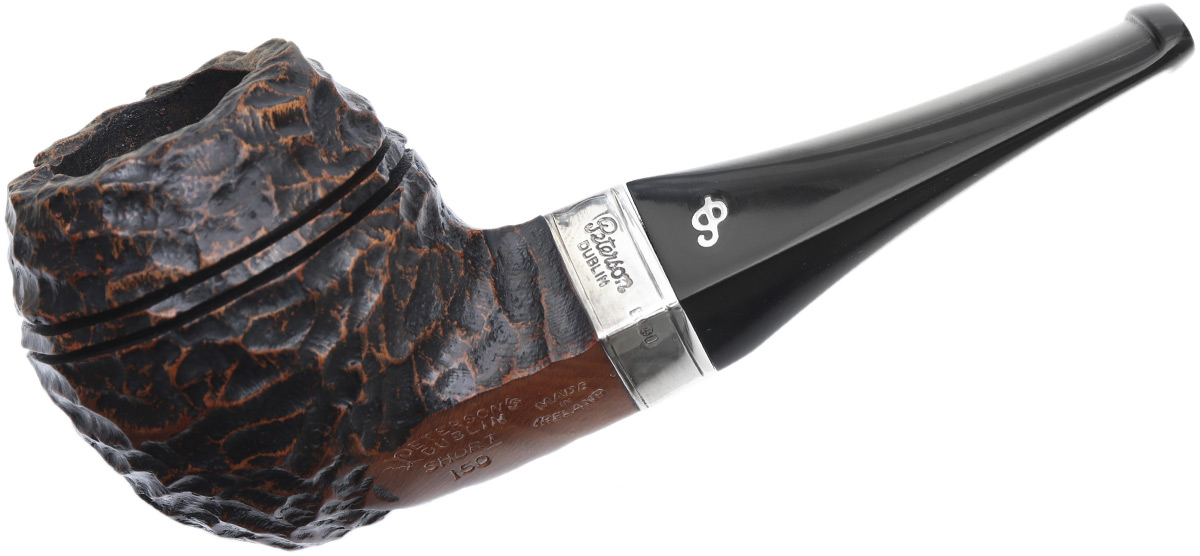 New Tobacco Pipes: Peterson Short Rusticated (150) Fishtail ...