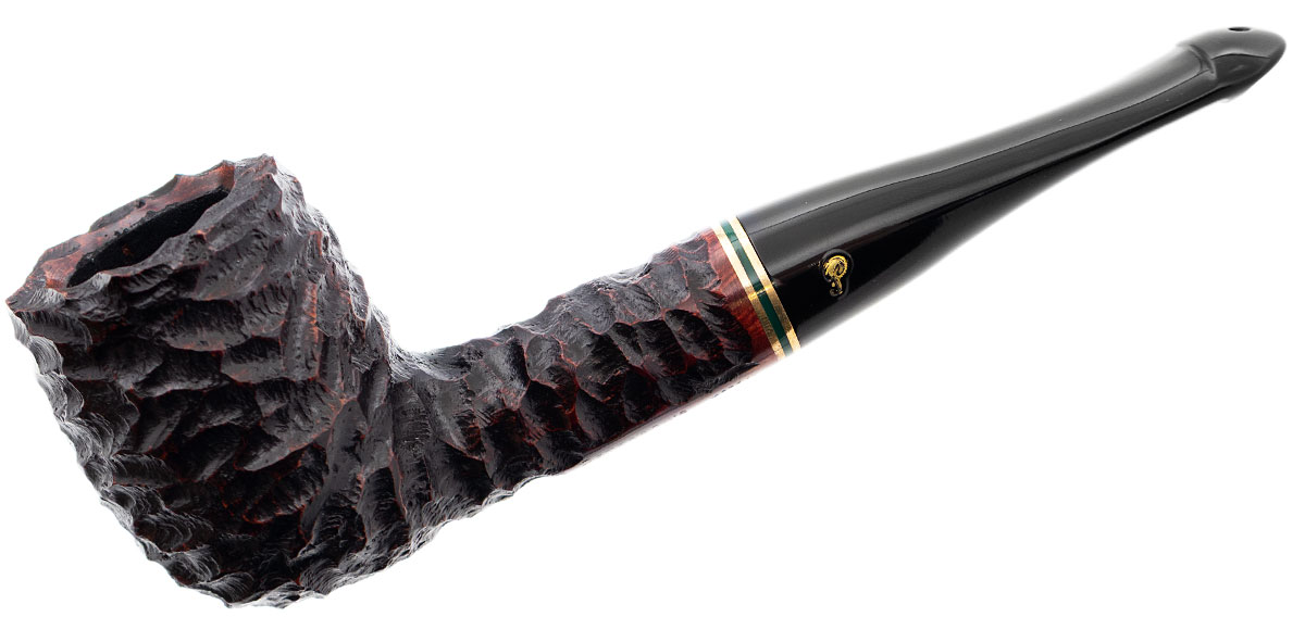 New Tobacco Pipes: Peterson Emerald Rusticated (107) P-Lip (9mm ...
