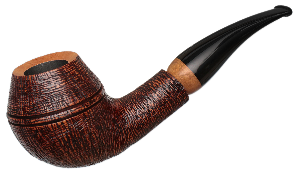 New Tobacco Pipes: Vauen Luxor Rusticated (446) (9mm) || Smokingpipes.eu