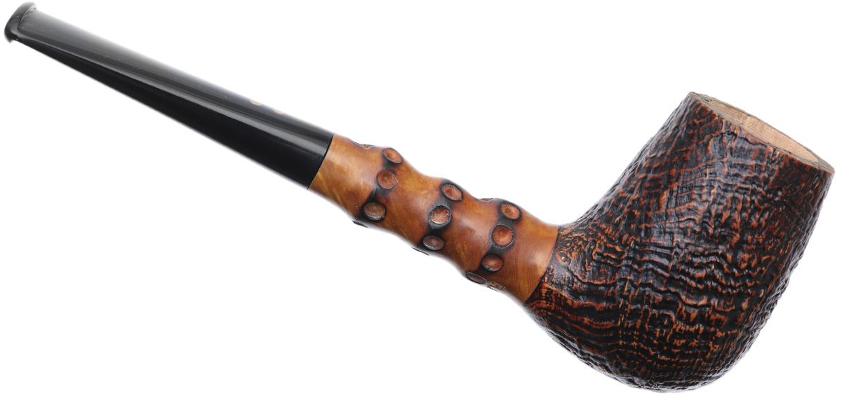 New Tobacco Pipes: Radice Silk Cut Billiard with Faux Bamboo ...
