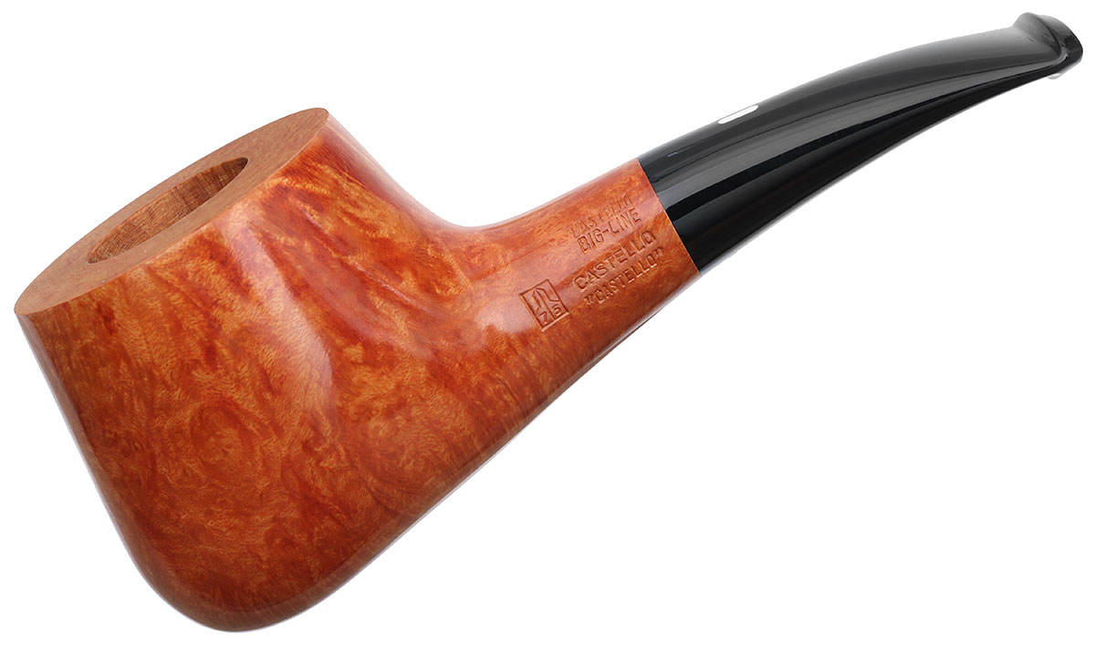 New Tobacco Pipes: Castello 'Castello' Big Line Bent Pot || Smokingpipes.eu