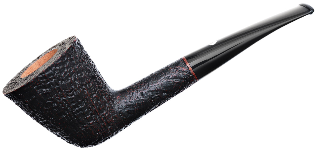 New Tobacco Pipes: Claudio Cavicchi Black Sandblasted Bent Dublin ...