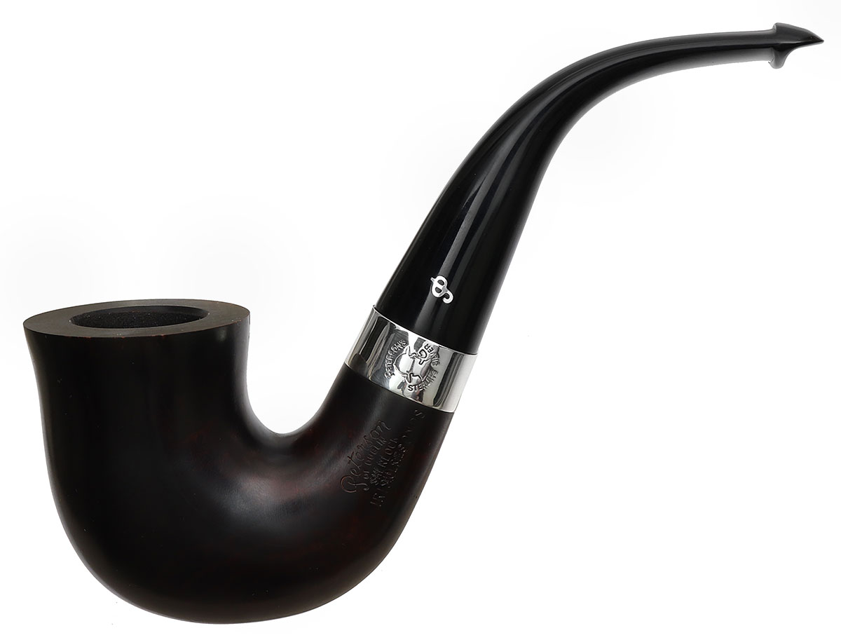New Tobacco Pipes: Irish Seconds Smooth Calabash with Silver Band P-Lip ...