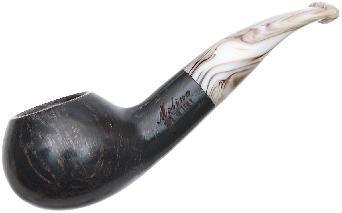 New Tobacco Pipes: Molina Peppino Grey Author (9mm) || Smokingpipes.eu