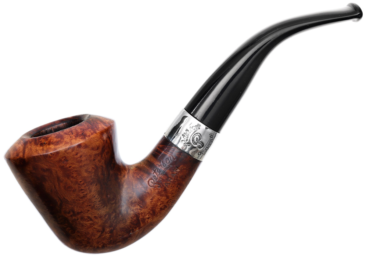Estate Tobacco Pipes: Irish Estates Peterson Aran Smooth Nickel Mounted ...
