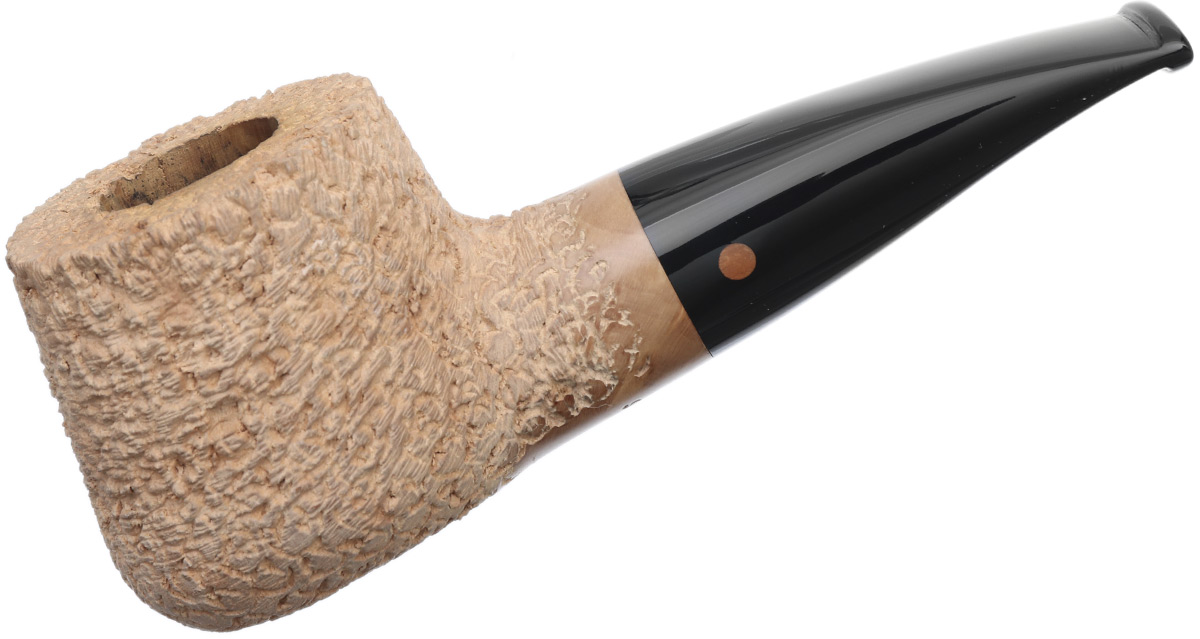 Estate Tobacco Pipes: Italian Estates Moretti Rusticated Bent Pot (𝛿𝛿 ...