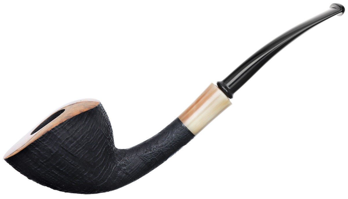 Estate Tobacco Pipes: Italian Estates Il Duca Partially Sandblasted ...