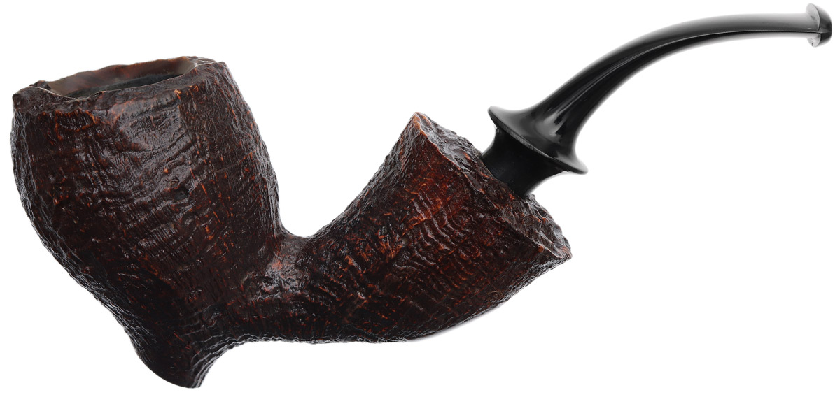 Estate Tobacco Pipes: Misc. Estates HS Studio Sandblasted Fig (Unsmoked ...