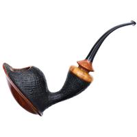Estate Tobacco Pipes: Misc. Estates HS Studio Partially Sandblasted ...